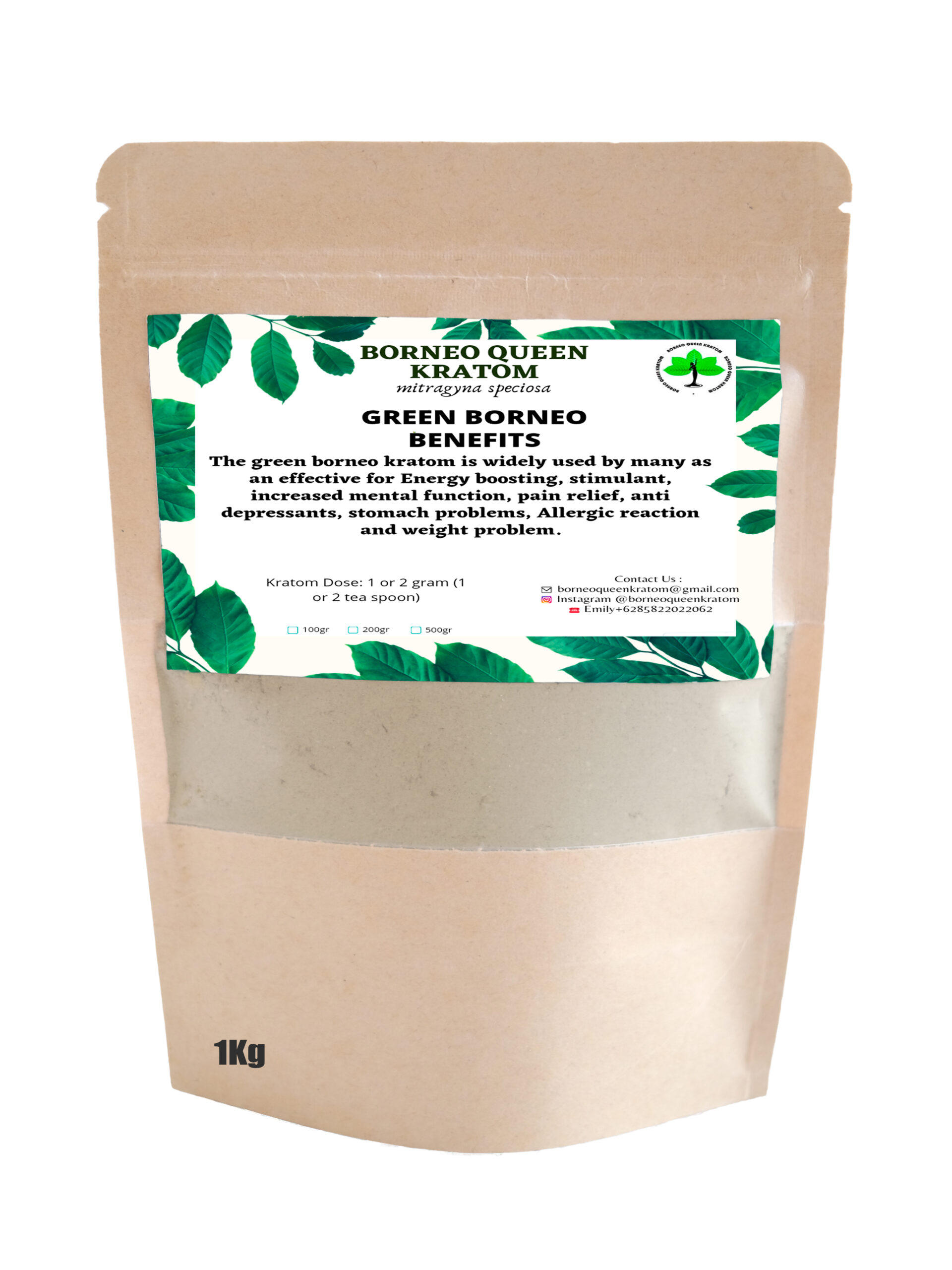 GREEN KRATOM - Borneo Queen Kratom